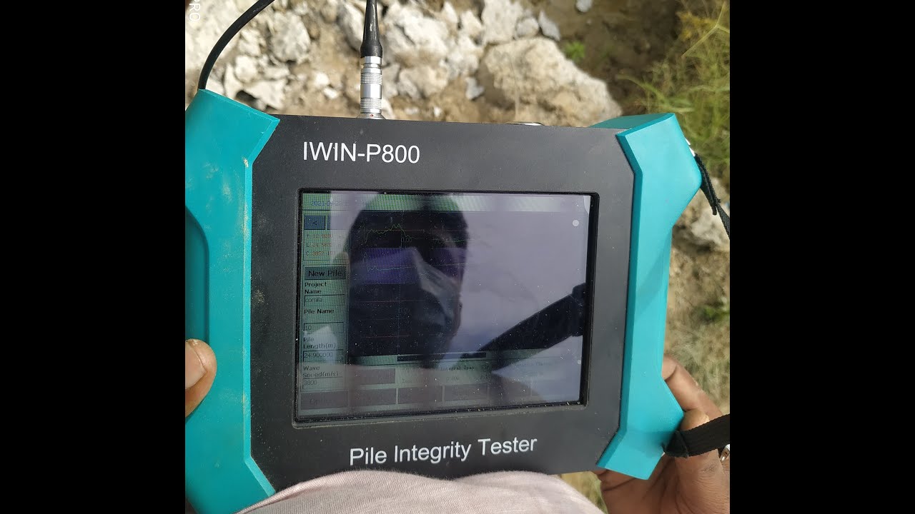 How to collect field data for PIT (Pile Integrity Test) - YouTube
