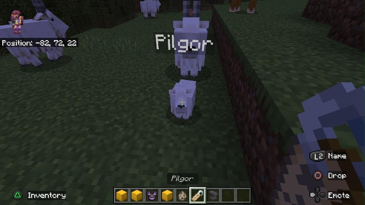 Screaming goat found from spawn egg - YouTube