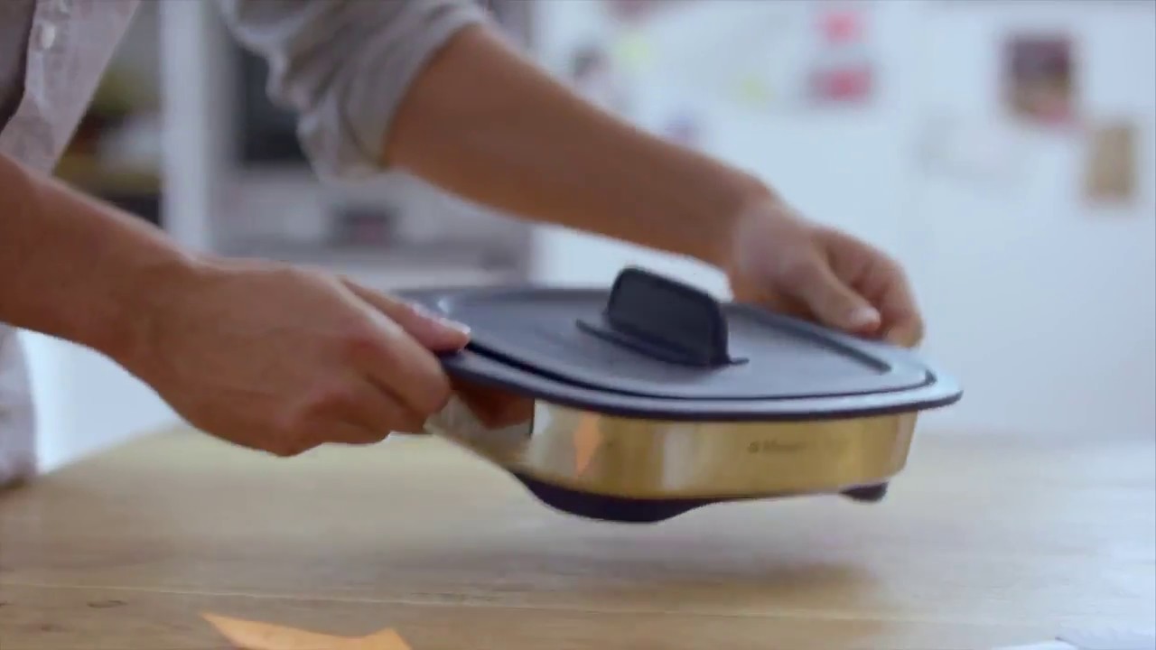 Tupperware microPro grill steak + potatoes - YouTube