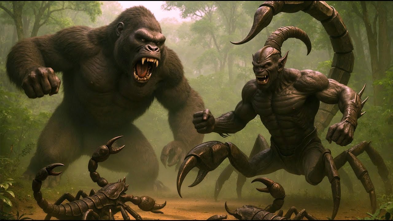 Kong vs Scorpion Man: Rise of the Giant Stingers - YouTube