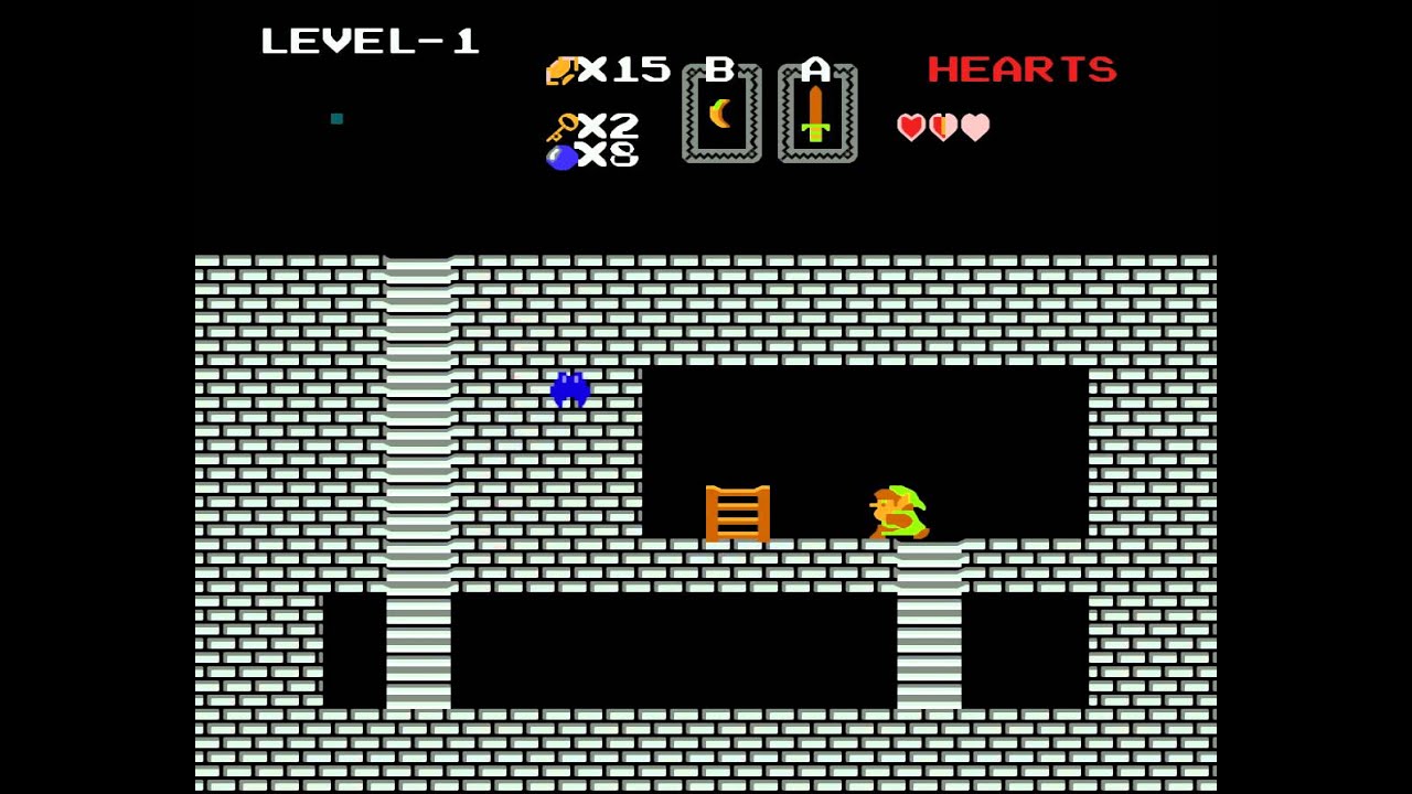 The Legend of Zelda XIV Link's Revenge - NES ROM HACK - Level 1 - YouTube