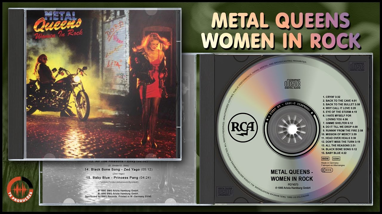 Metal Queens - Women In Rock (RCA/BMG, 1990)* - CD Completo - YouTube