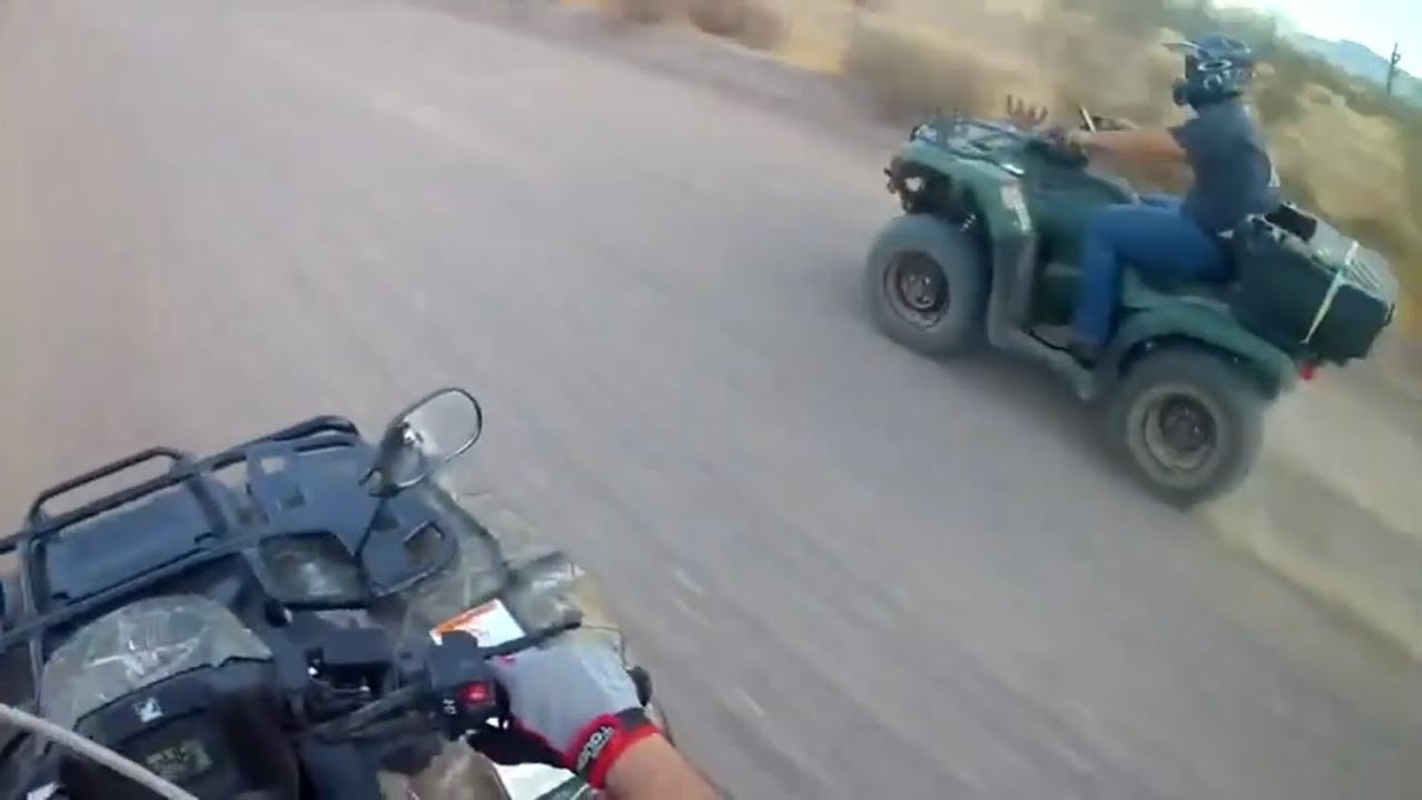 Honda Foreman 520 and Rancher 420 Race and Honda Foreman 520 top speed ...