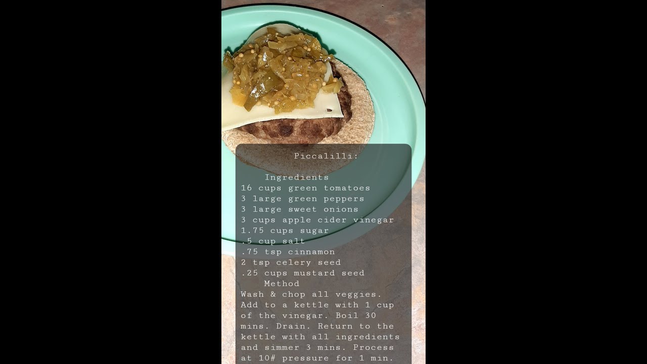 old fashioned piccalilli recipe - YouTube