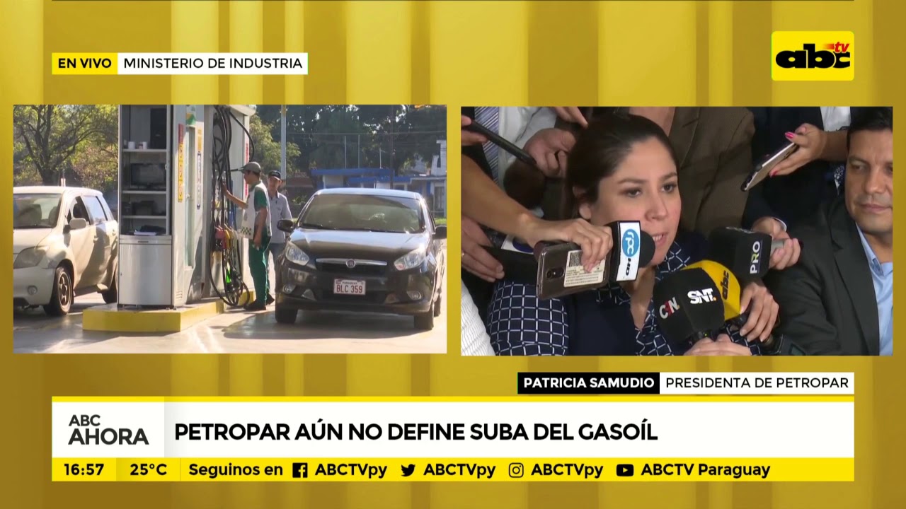 Petropar aún no define suba del gasoil - YouTube