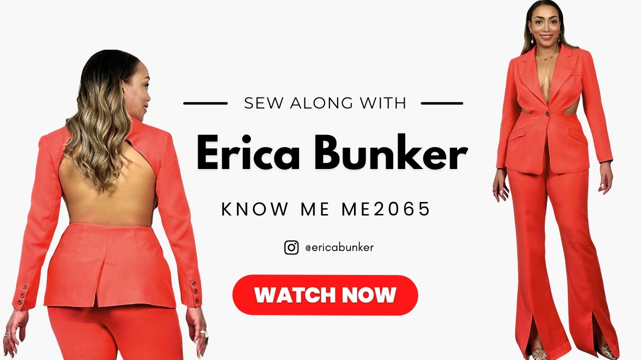 SEW ALONG WITH ERICA X KNOW ME ME2065 - YouTube