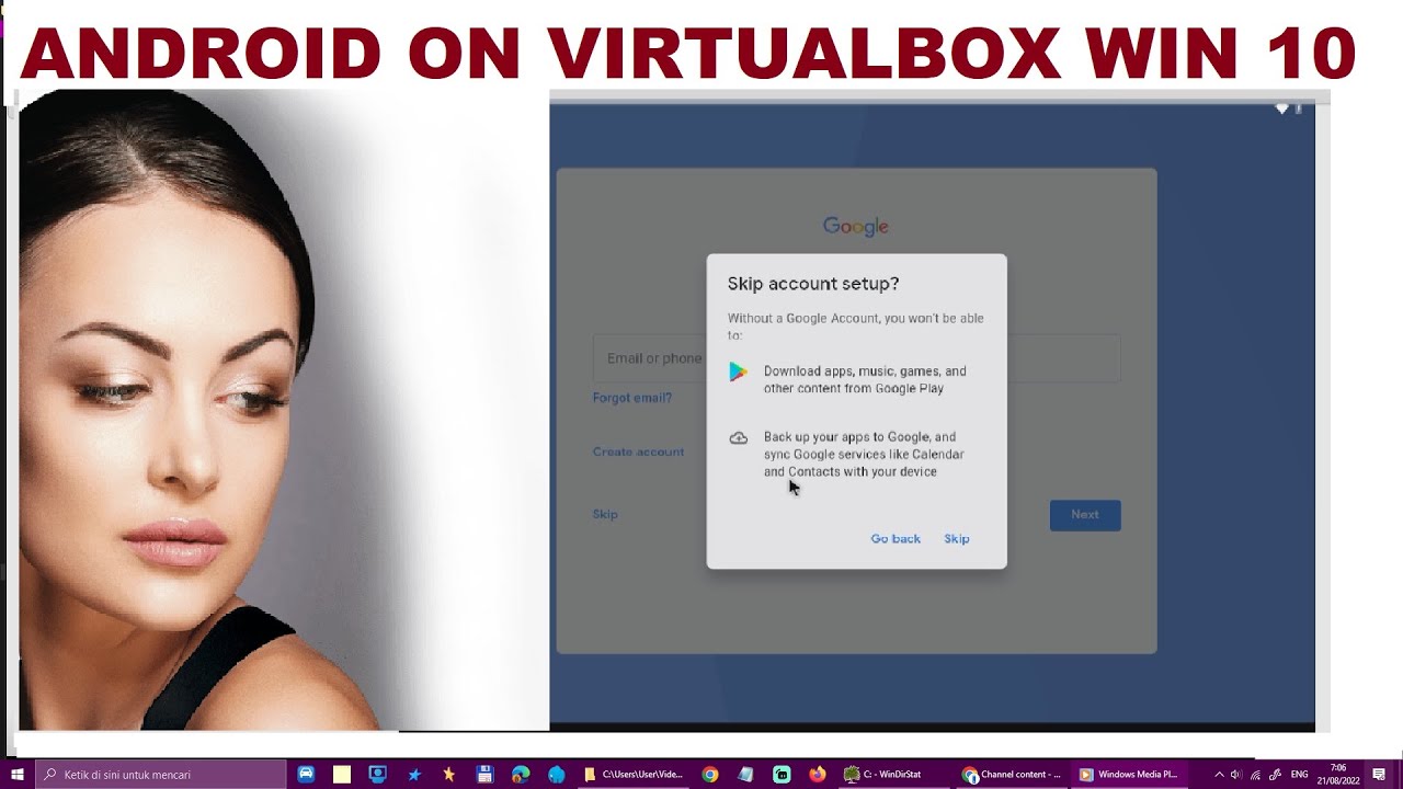 Android Running Inside Oracle VM VirtualBox on WINDOWS 10 PC RYZEN 5 ...