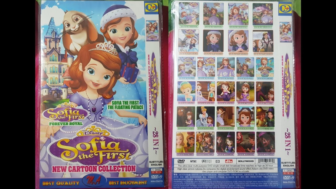 Sofia The First New Cartoon Collection DVD Menu 2019 - YouTube
