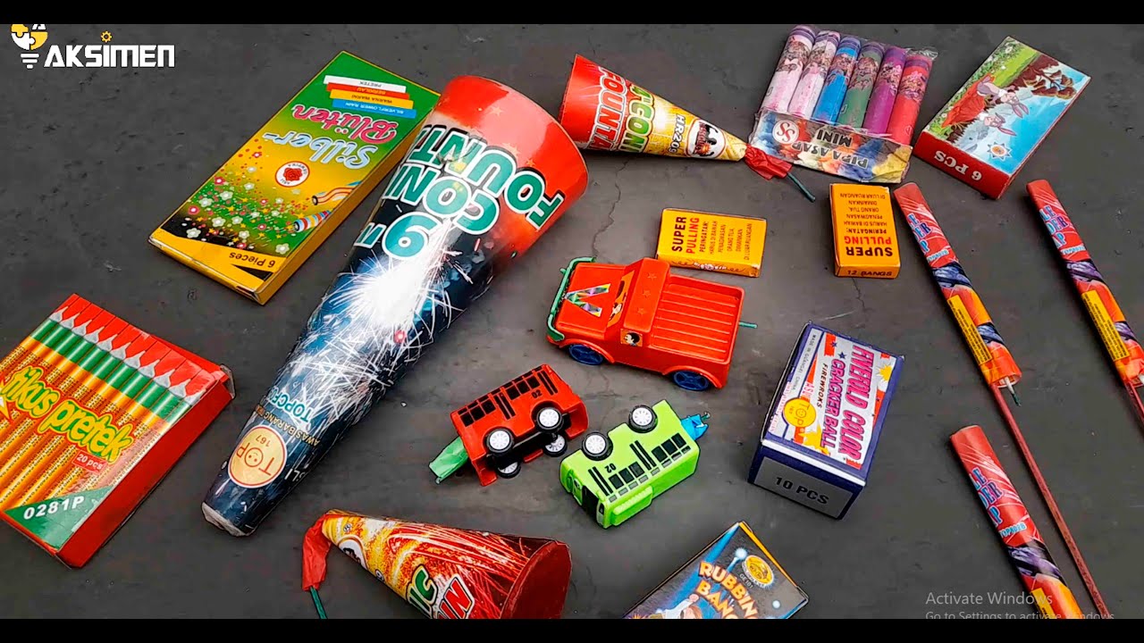 Pertama Kali Main Petasan Tayo and Friend - YouTube