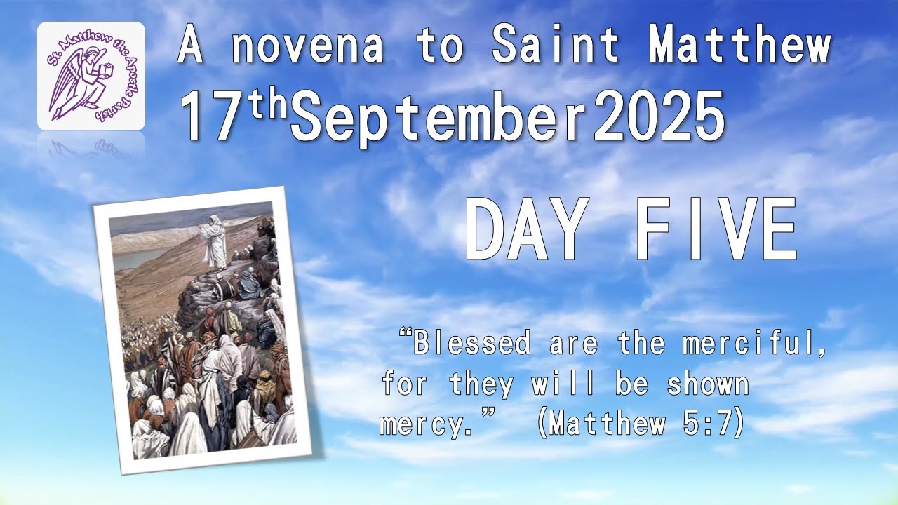 (2025)A novena to Saint Matthew - Day Five - YouTube