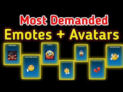 8 Ball Pool Most Wanted Emotes And Avatars For All || Jolly Roger ...