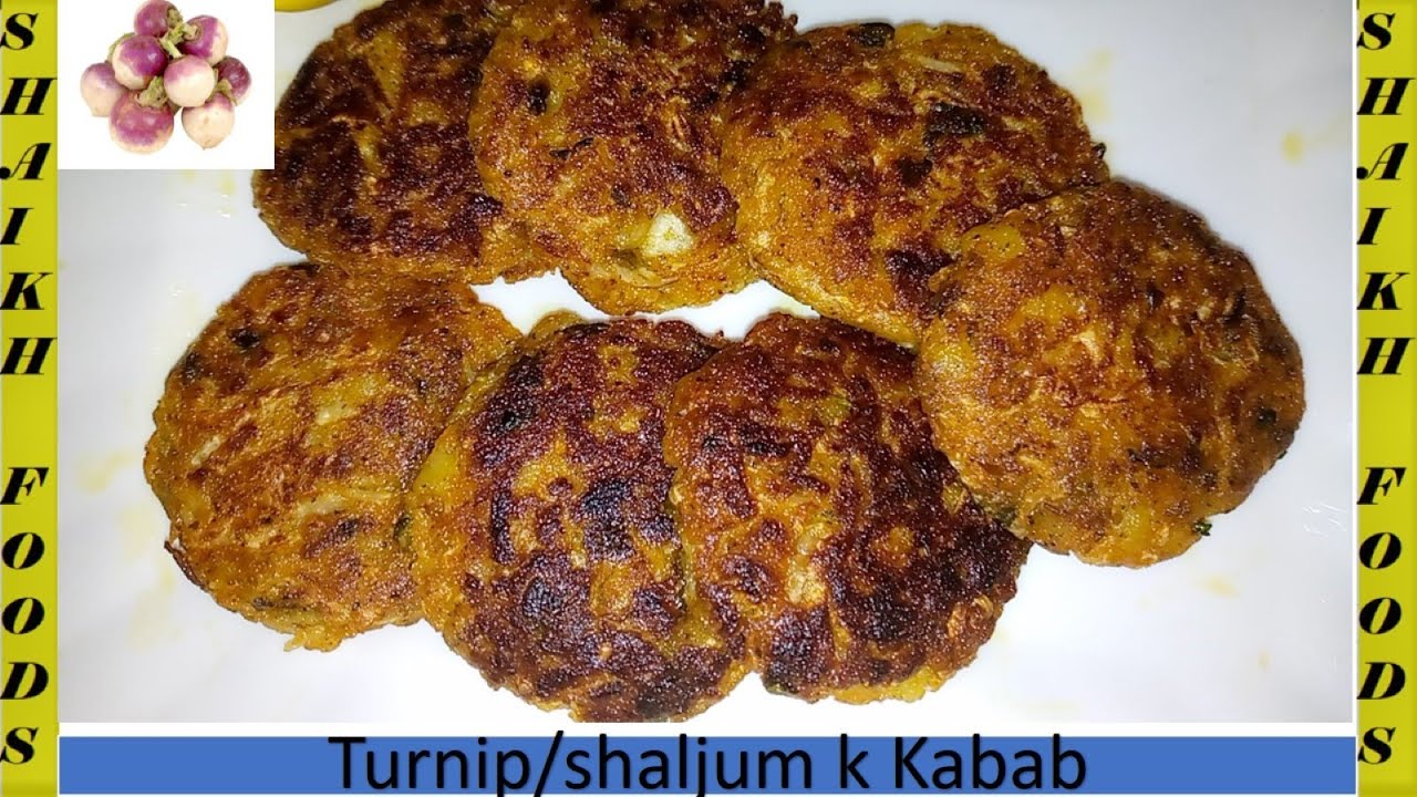 Turnip/Shaljum k kabab |Must try |Unique and easy recipe - YouTube