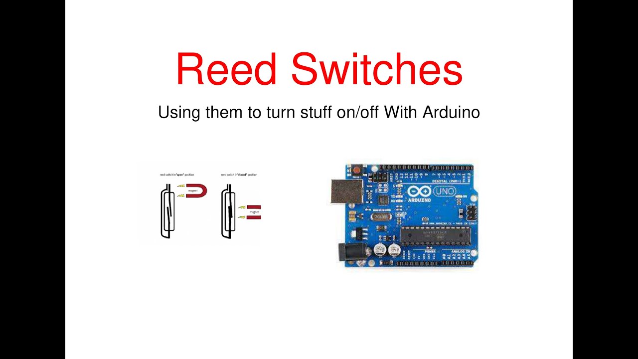 Reed Switches (and Arduino) using them to turn stuff on/off. Part 2 ...