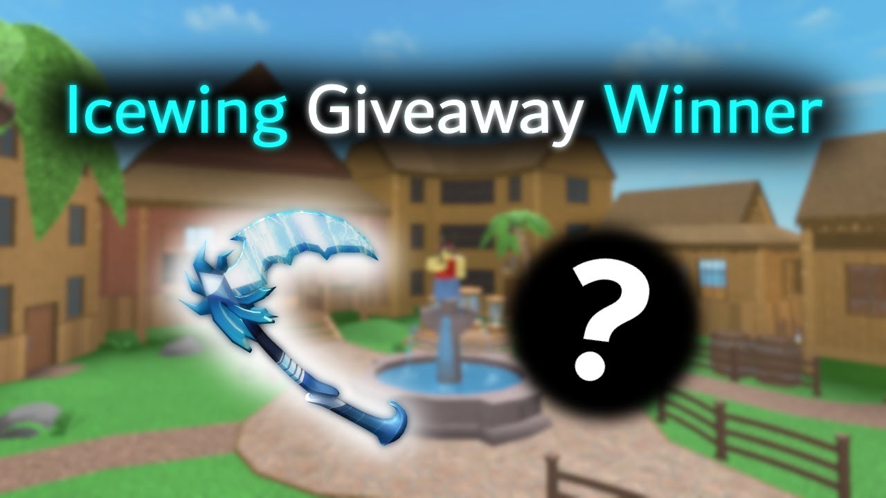 Icewing Giveaway Winner MM2 - YouTube