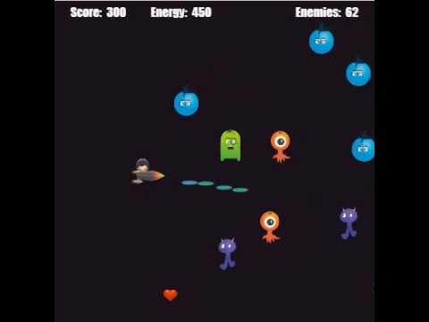 Space Invader - Processing JS - YouTube