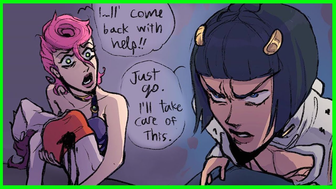 Donatella and Trish - JoJo's Bizarre Adventure Comic Dub - YouTube