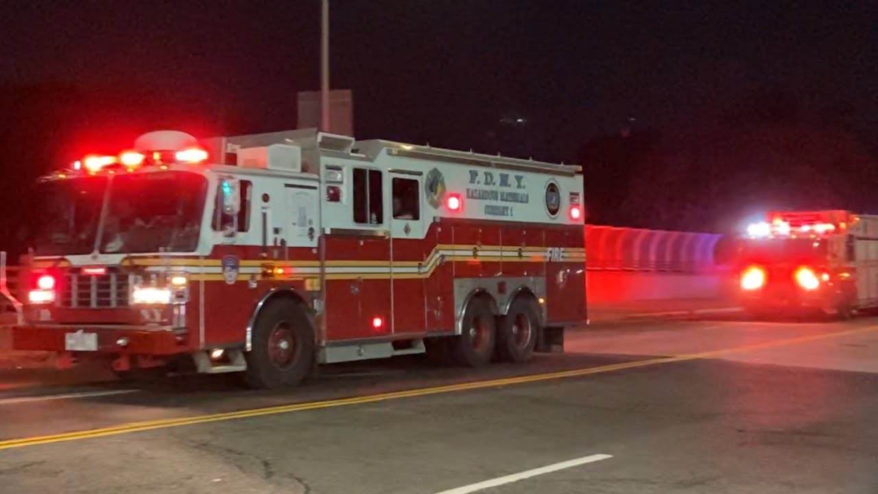 FDNY Hazmat 1 Responding - YouTube