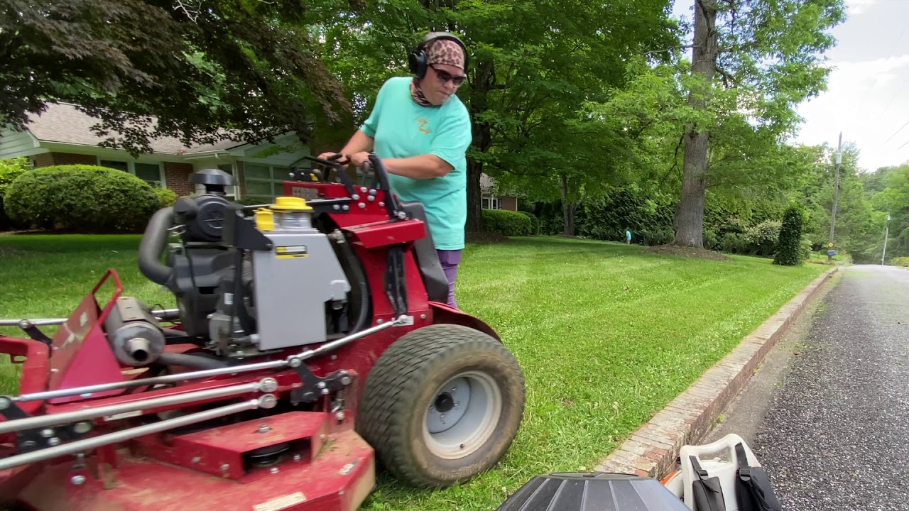We had a productive mowing day! - YouTube