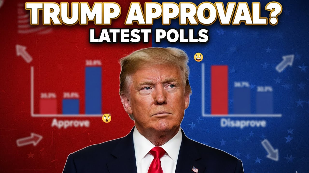 What is President Donald Trump's approval rating See latest polls - YouTube