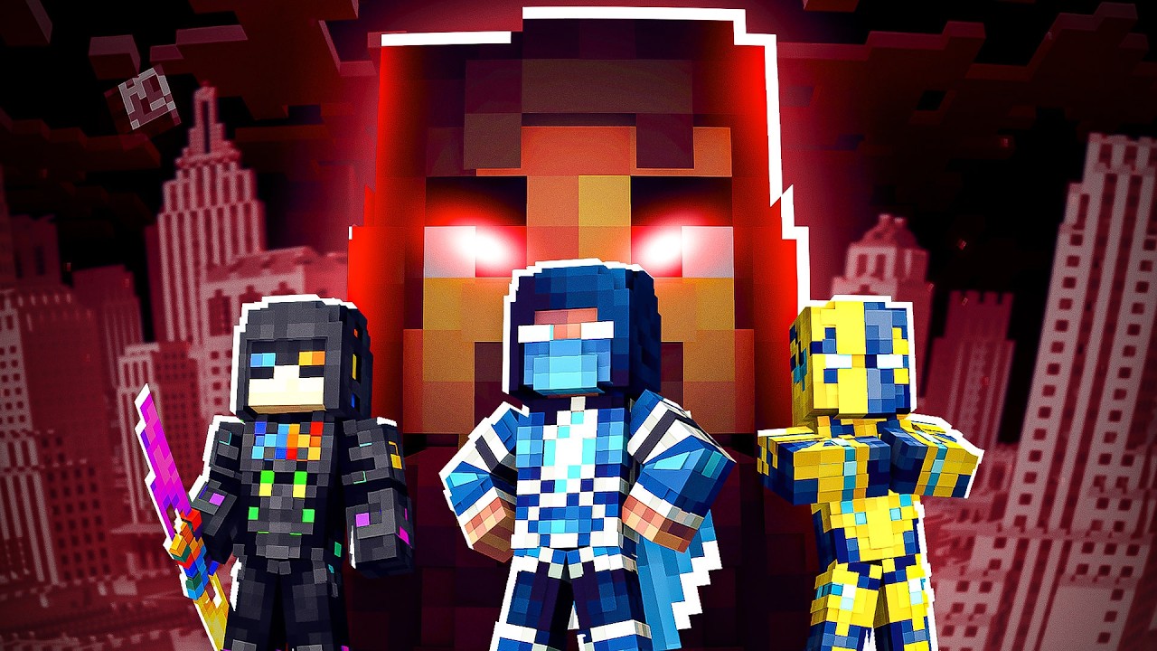 The Battle for Minecraft's SUPERHERO METROPOLIS Begins! - Enhanced SMP ...