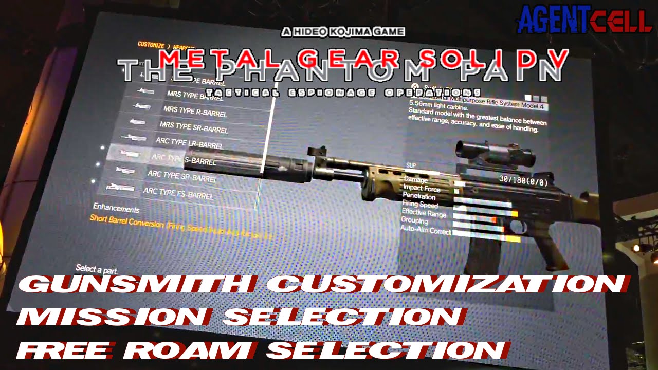 Metal Gear Solid 5: The Phantom Pain- Menu Features - YouTube