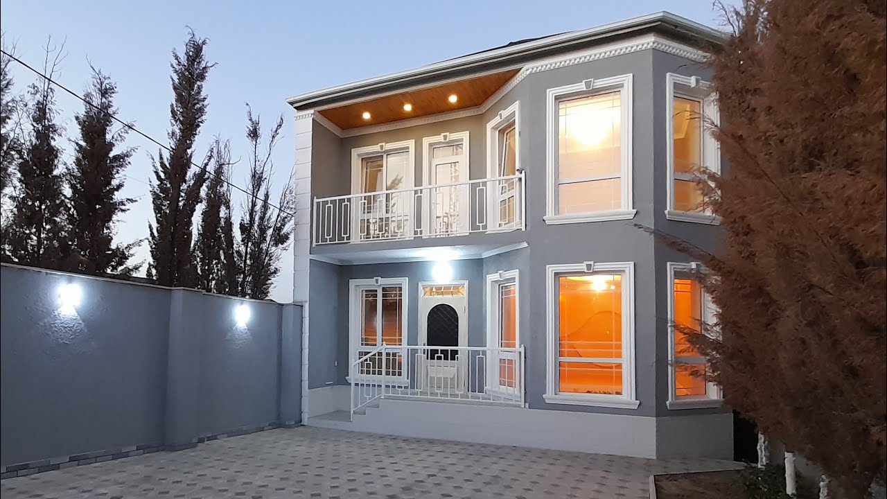 Diqqet‼️Masazirda esas yolun üstünde modern üslubda 2 mertebe 4 otaq ...