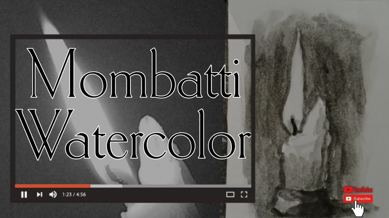 mombatti watercolor beautiful... #craft #art #watercolor #mombatti # ...