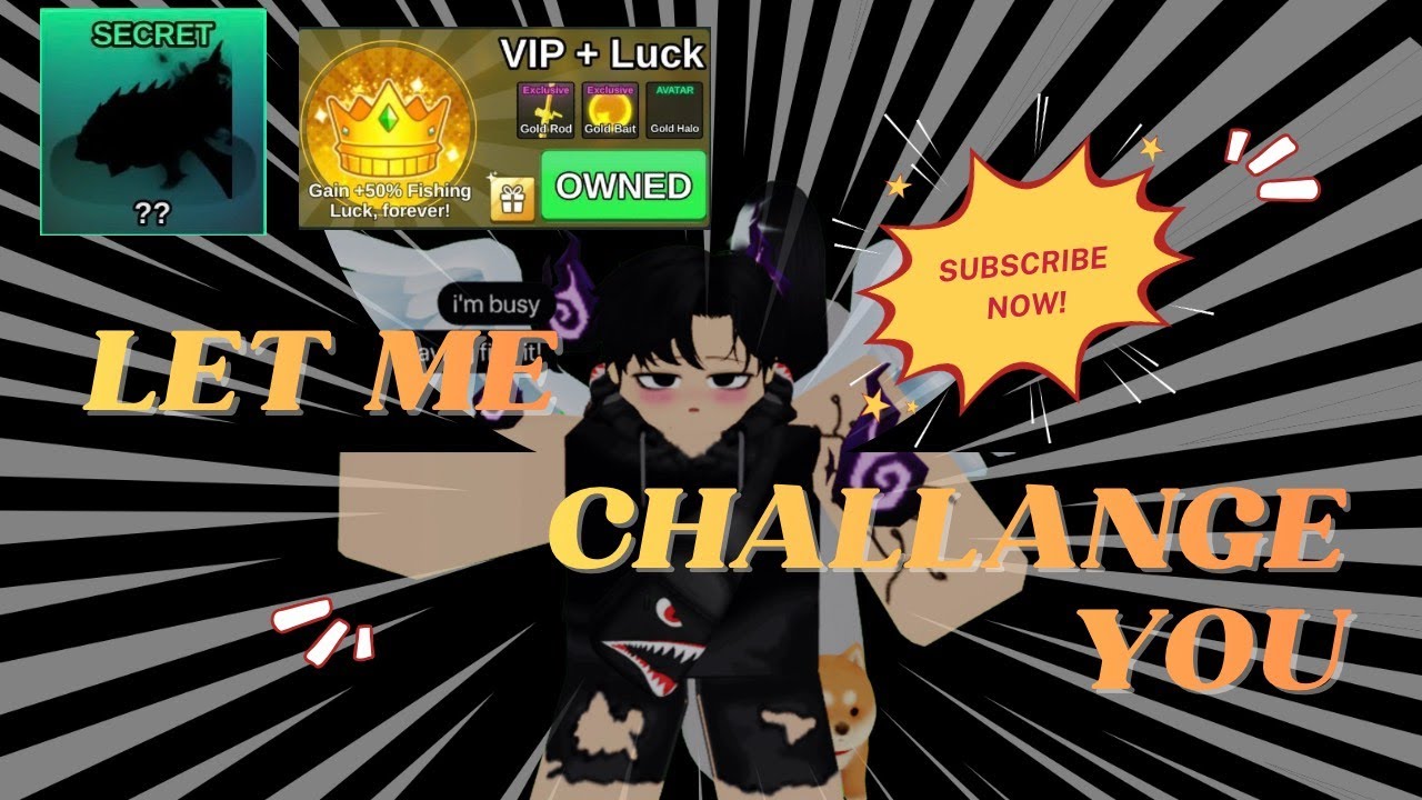 CHALLANGE IS BACK ! YUK ! FISH IT ! ROBLOX 1 - YouTube