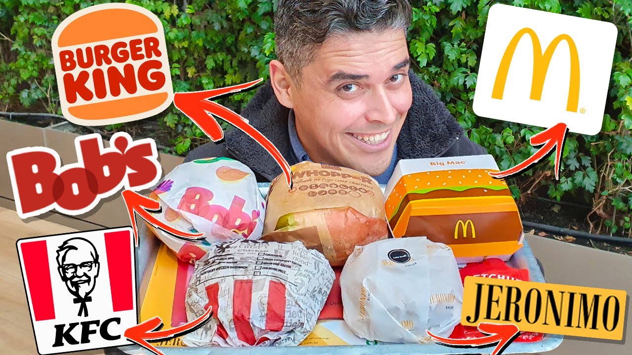OS MAIS PEDIDOS - BK, McDonald's, Bob's, KFC e Jeronimo - YouTube