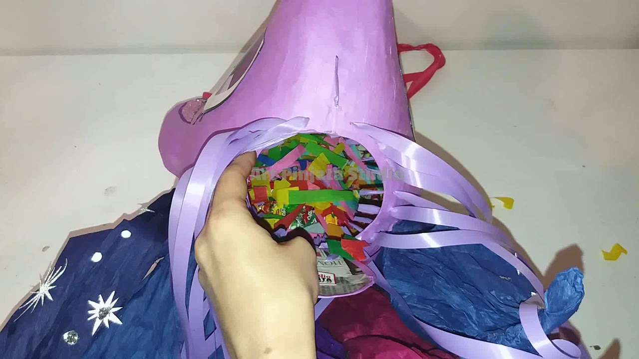Art Pinata Studio - How to fill pinata (Twilight Sparkle) - YouTube