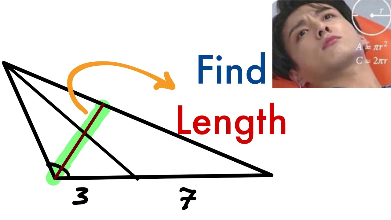 Unlocking Geometry: Angle Bisector Length with Law of Cosines - YouTube
