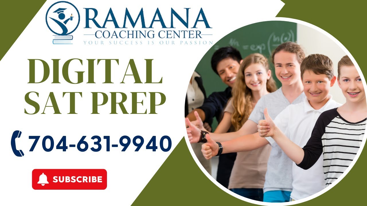Digital SAT Prep | Ramana Coaching Center - YouTube