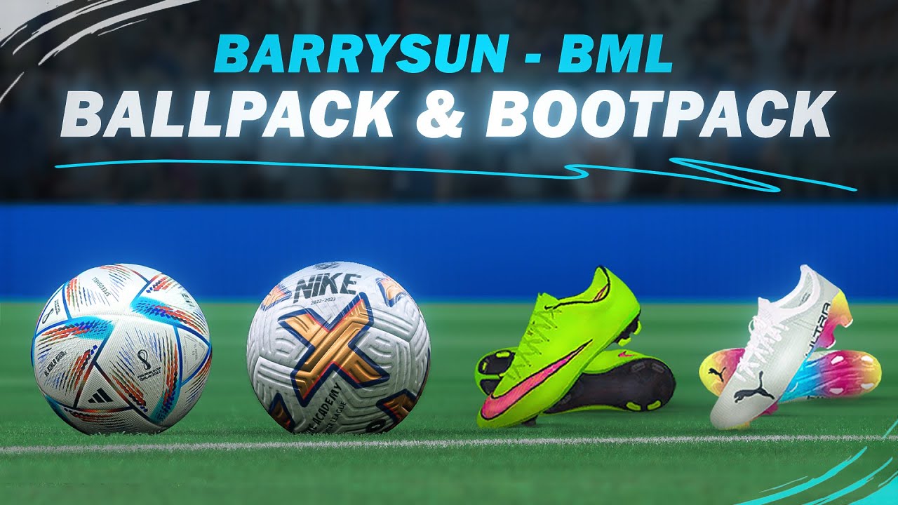 Bootpack & Ballpack By BML & Barrysun For FIFA 22 | TU 17 - YouTube