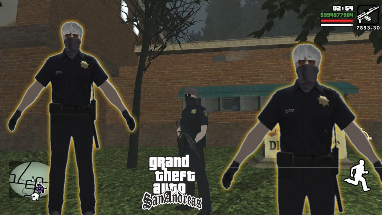 [SHARE] SKIN POLICE GTA V FOR GTA SAN ANDROID - YouTube