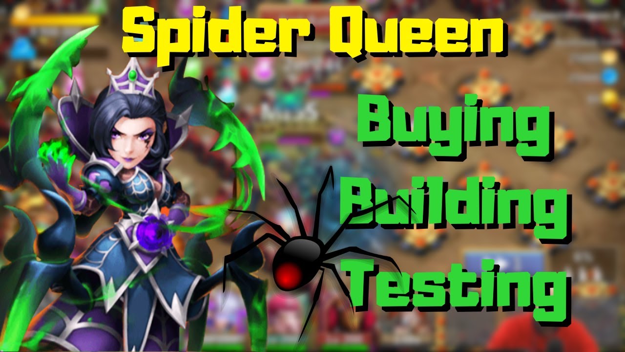 Spider Queen | Buying, Building and Testing | Castle Clash - YouTube