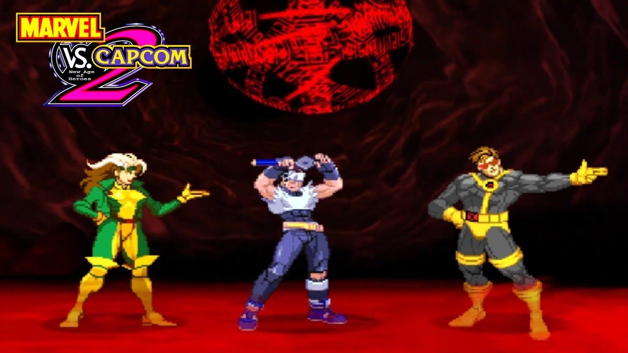 Marvel vs. Capcom 2 - Rogue, Hayato and Cyclops vs Abyss + Credits ...