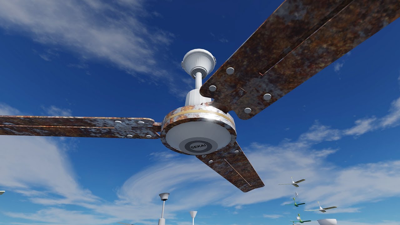 Super Rusty Vintage Ceiling Fan Invention - Pankha - YouTube