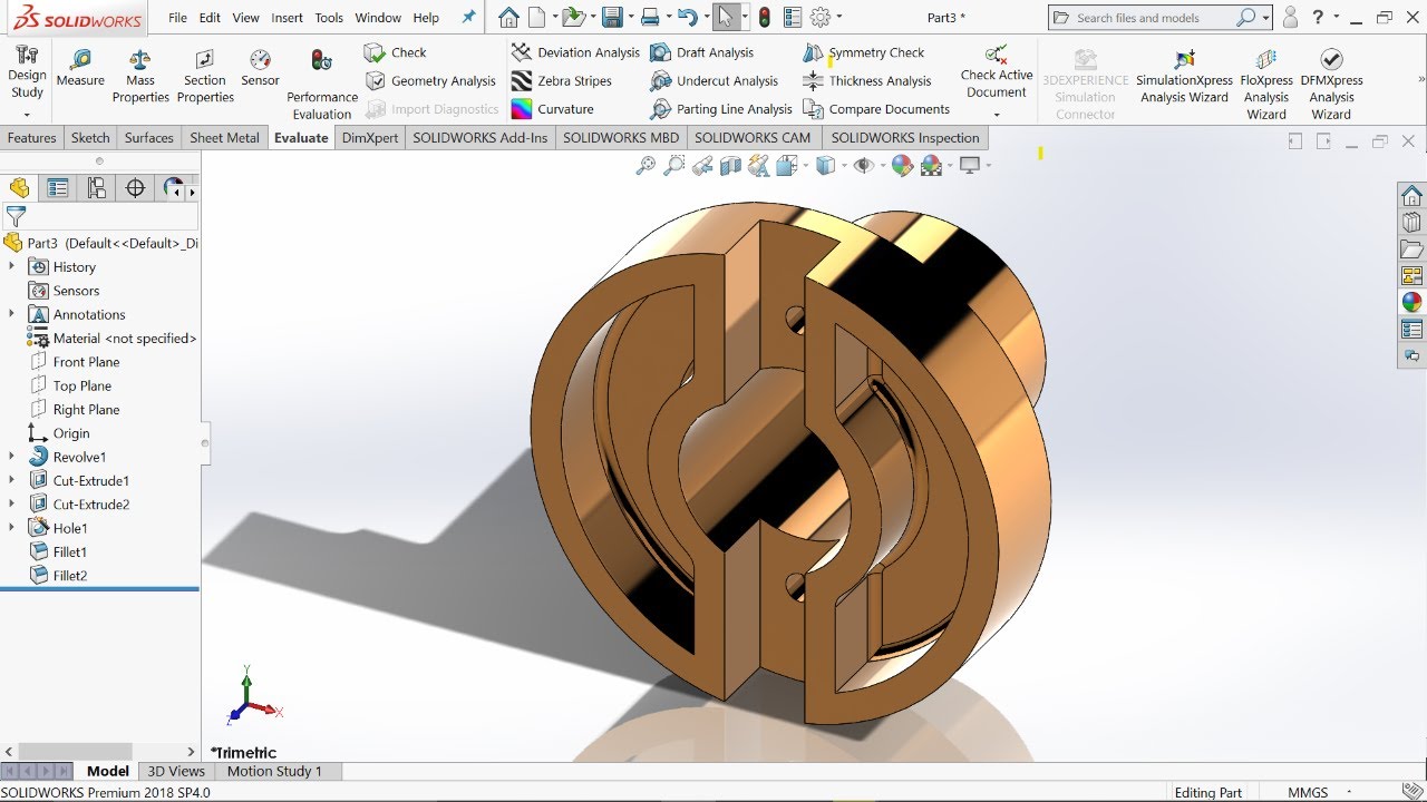 solidworks tutorial stock guide part 78 - YouTube
