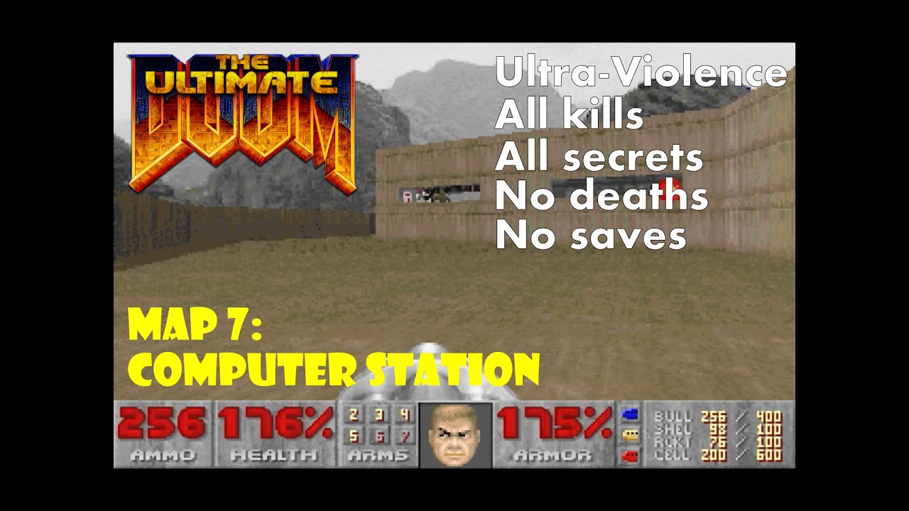 The Ultimate Doom (1995): Episode 1 — Knee-Deep in the Dead: Map 7 ...