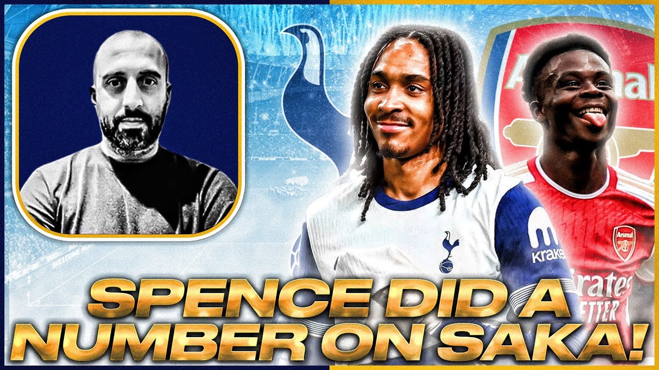 😉 Djed Spence did a number on Saka! #Spurs #Arsenal #COYS #THFC - YouTube