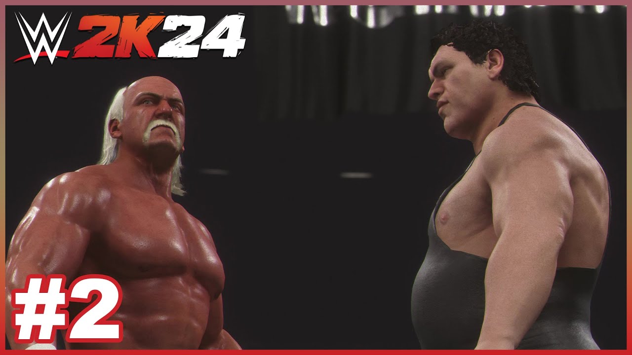 WWE 2K24 SHOWCASE Gameplay Part 2 - Hulk Hogan vs Andre The Giant - YouTube