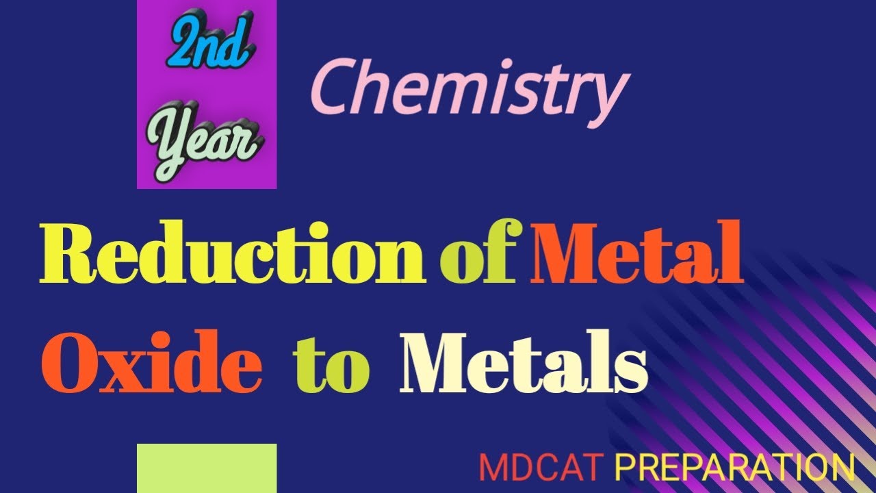 reduction of metal oxide to metal | metal extraction | chemistry ...