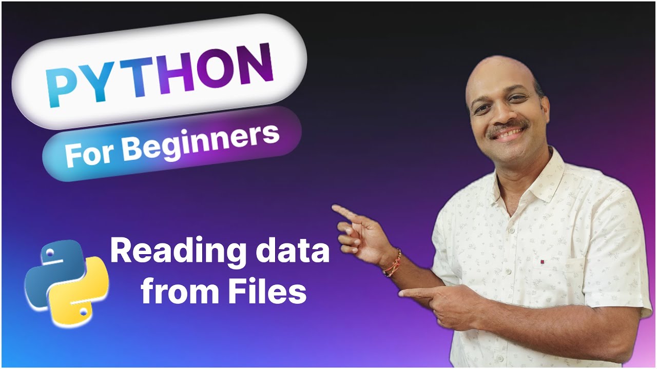 Reading data from files | File Handling | Python - YouTube