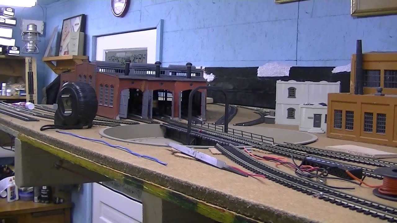 Building the upper level on my model railroad part 6 - YouTube