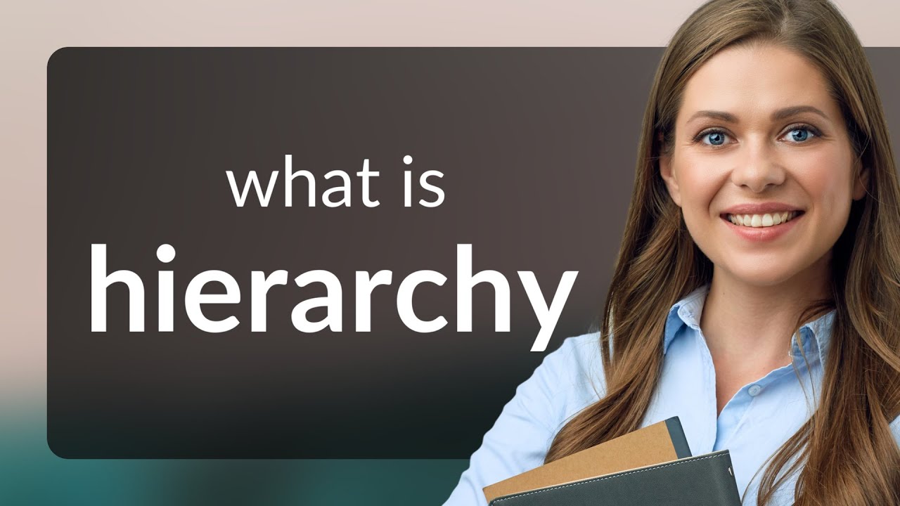 Hierarchy | meaning of HIERARCHY - YouTube
