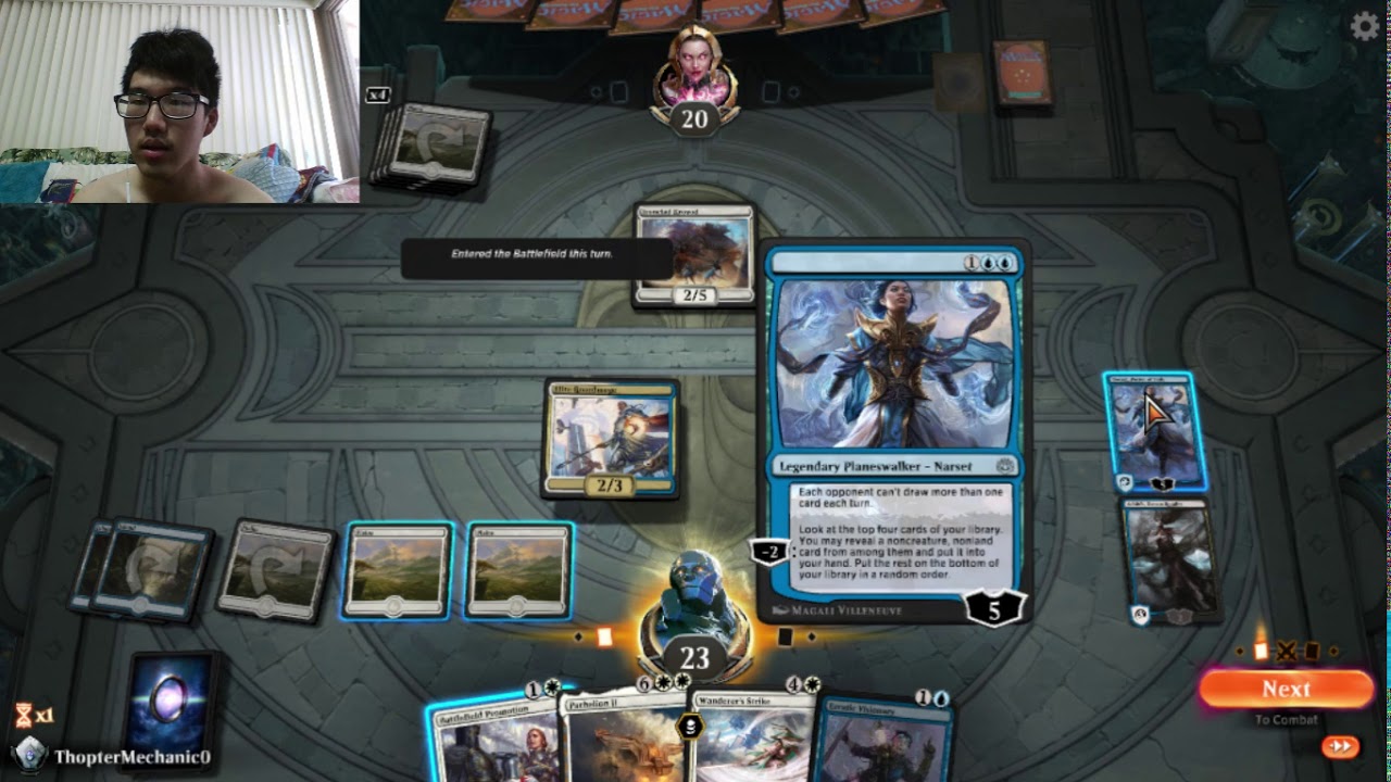 MTG War of the Spark Parhelion II Deck [Game 2, 1-0] (MTG) - YouTube