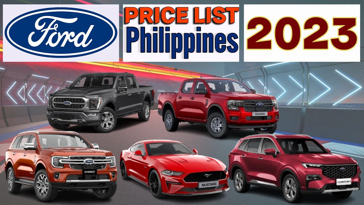 FORD Price List in Philippines 2023 - YouTube