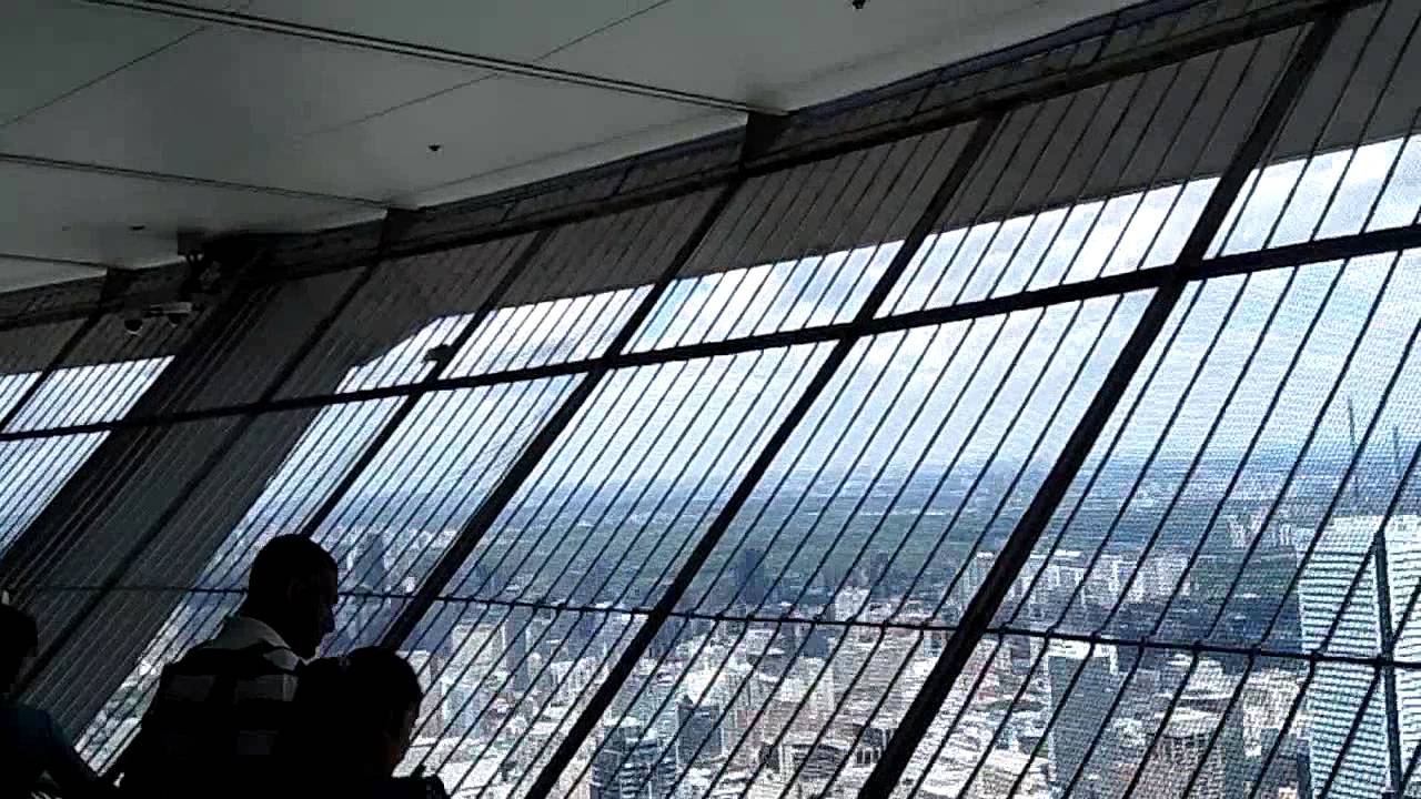 CN Tower Toronto Canada Outdoor Terrace Tour 6-30-12 - YouTube