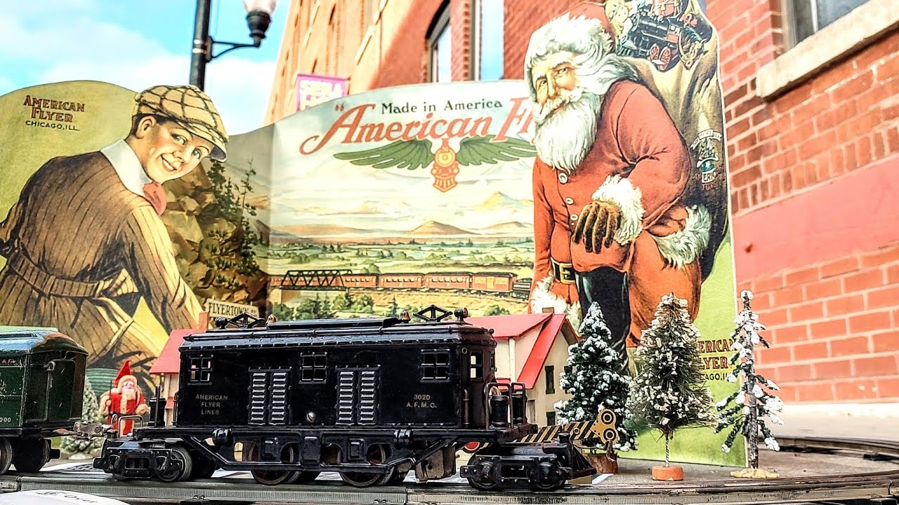 American Flyer Electric Toy Train O gauge running Chicago factory ...