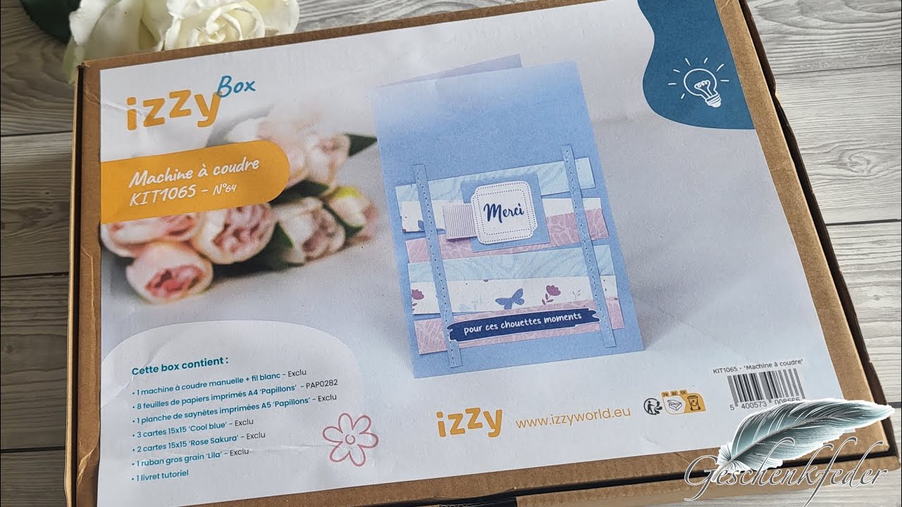 Izzy Box Machine à coudre | Unboxing - YouTube